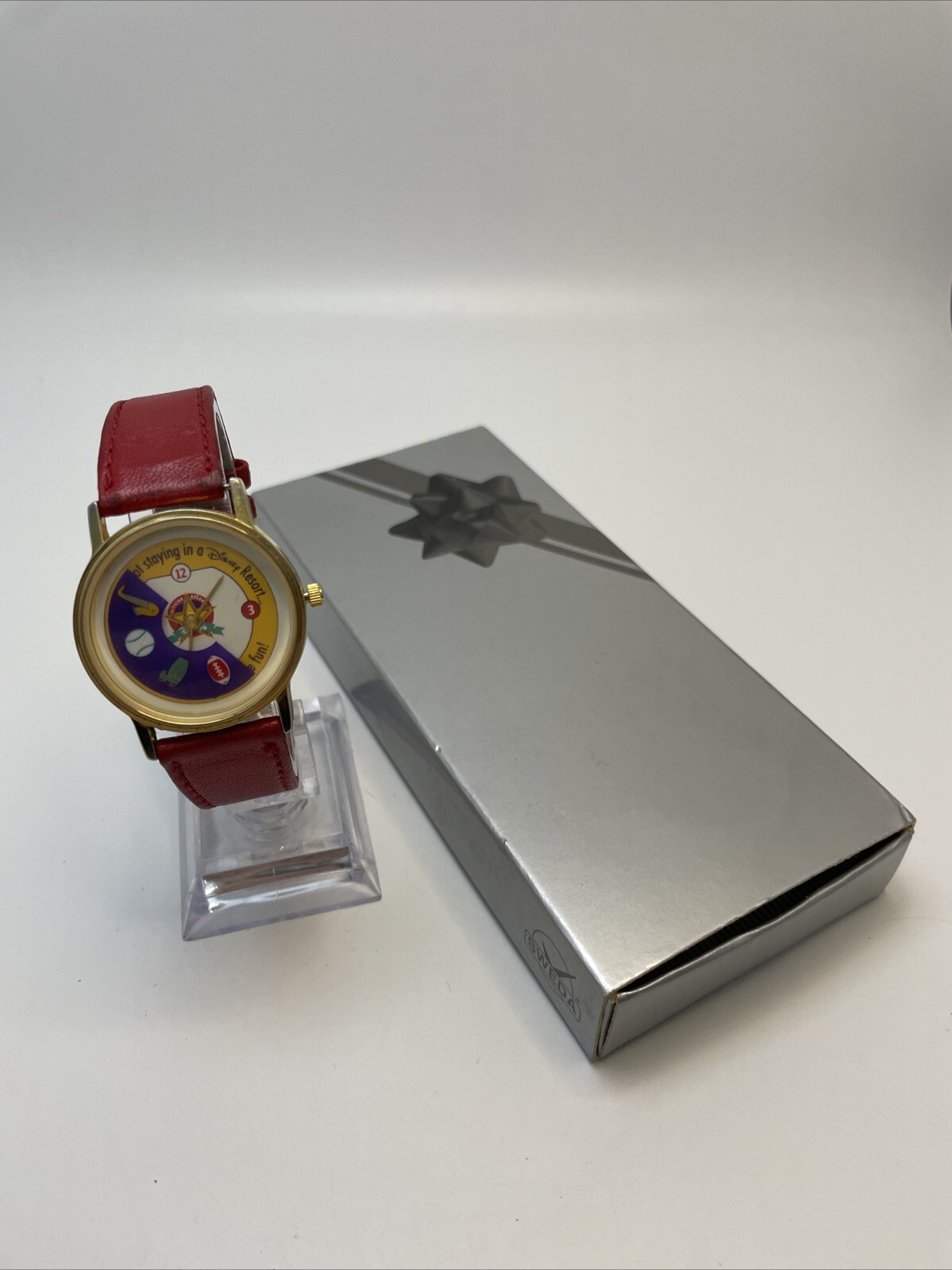 DISNEY Sweda RARE ALL-STAR Resorts Wrist Watch Unworn - Gem