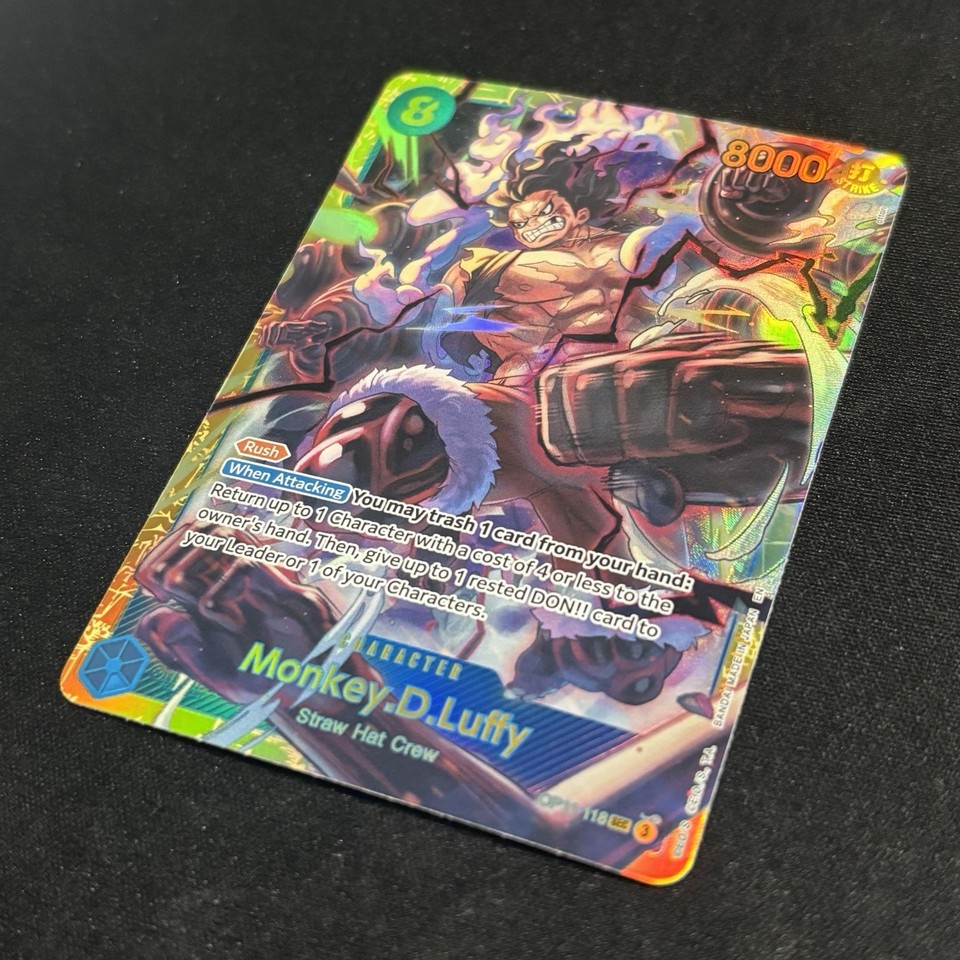 Monkey.D.Luffy OP11-118 SEC - One Piece TCG - English Card Near-Mint ...