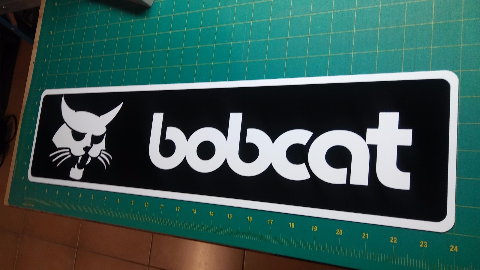 Bobcat LOADER CONSTRUCTION EQUIPMENT Aluminum Sign 6" x 24" | eBay
