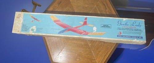CARL GOLDBERG MODEL PLANE GENTLE LADY 2-METER SAILPLANE KIT SP-1 78-1/4 ...
