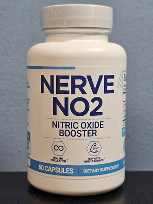 Nerve Savior Nerve NO2 Nitric Oxide Booster 60 Capsules - New Sealed! Exp 2/2026 | eBay