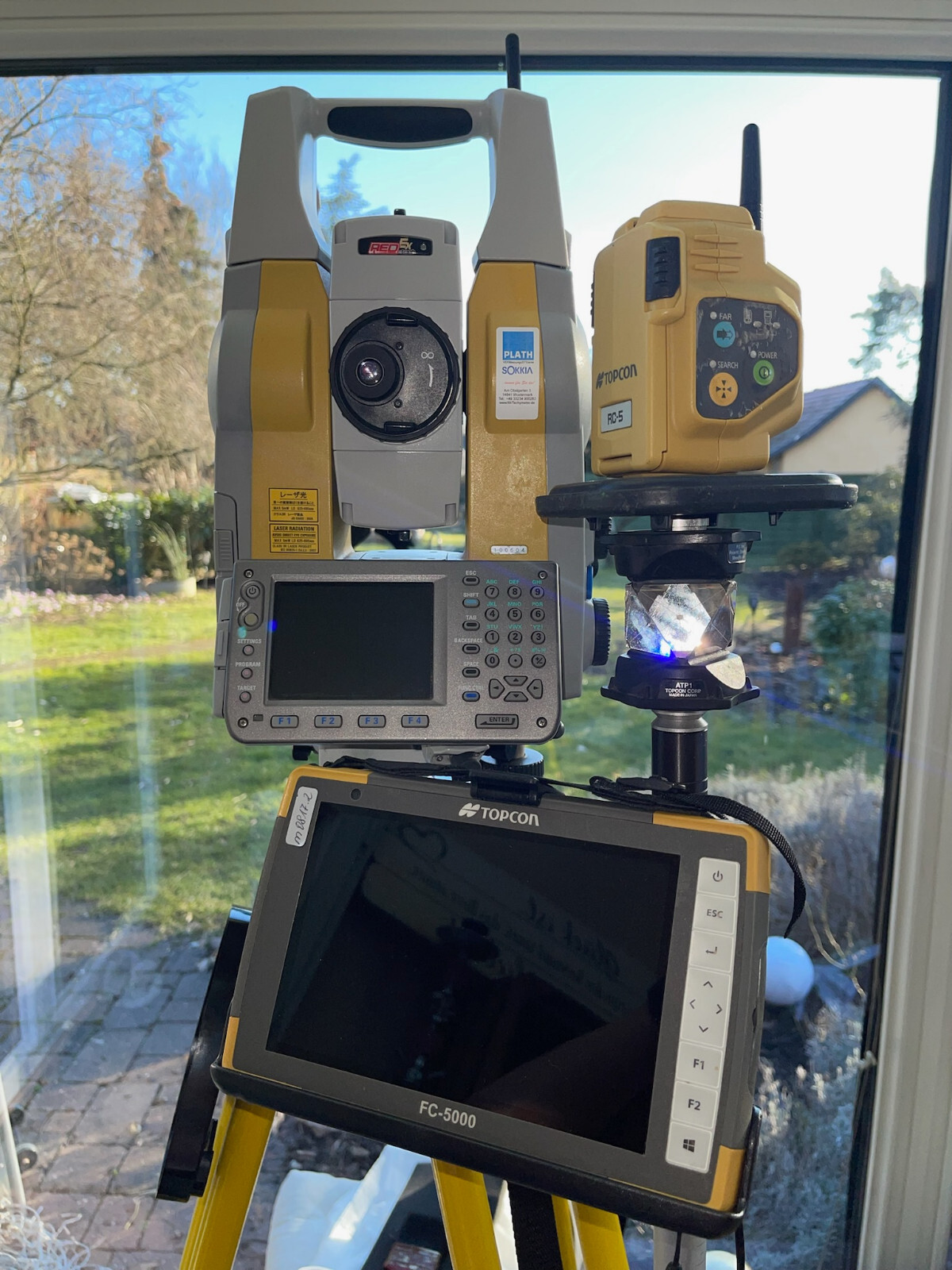 MS-05AX (RC) 0.5" Robotics Total Station TOPCON * FC5000 * RC5 * MAGNET ...