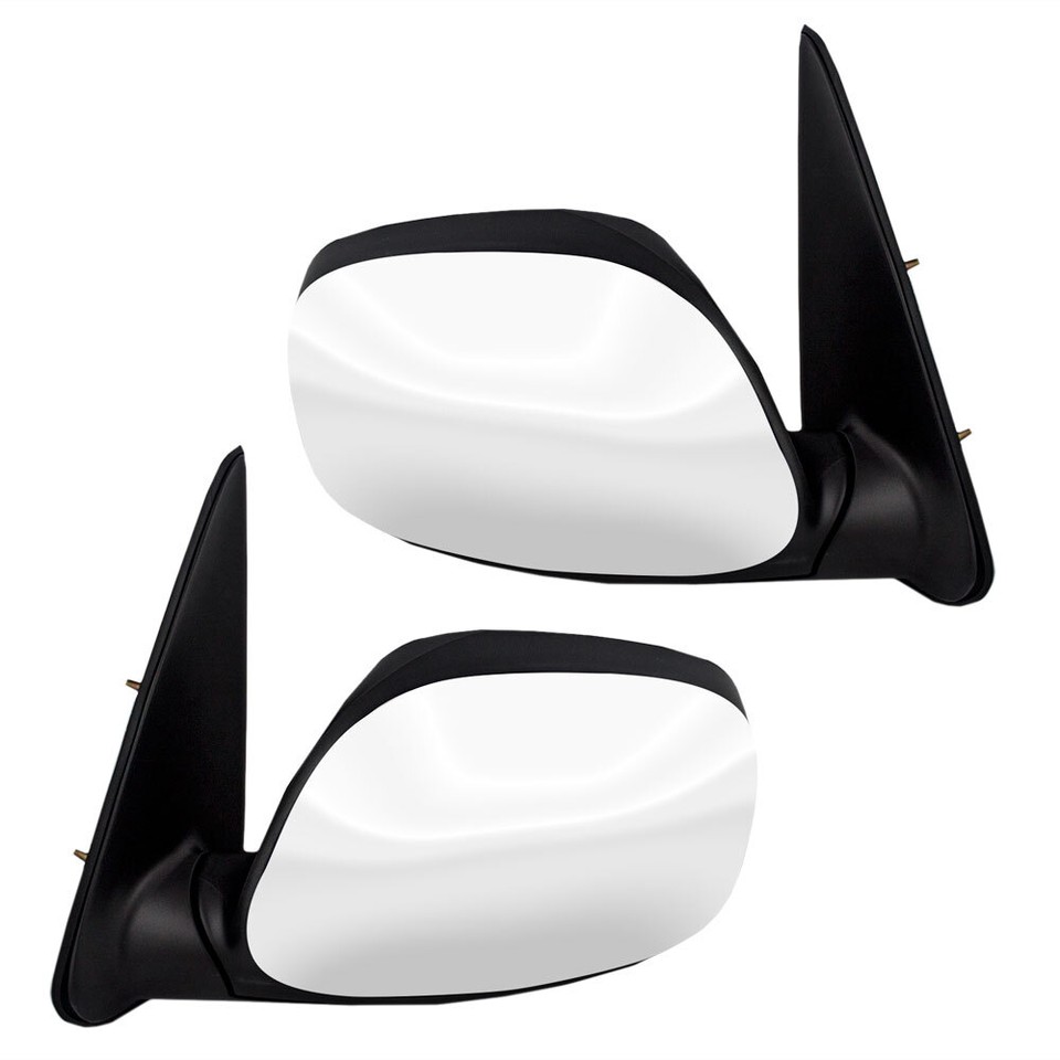 New Pair Set Power Side Mirror Chrome for Toyota Tundra Double Cab ...