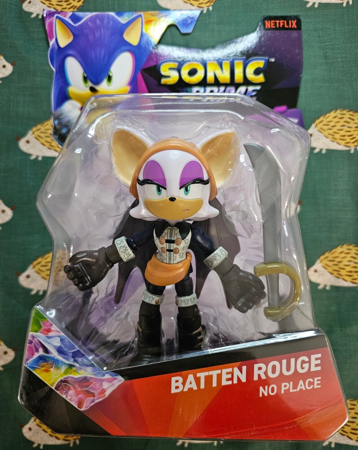 Netflix Sonic Prime BATTEN ROUGE No Place 5” Figure Wave 4 Jakks ...