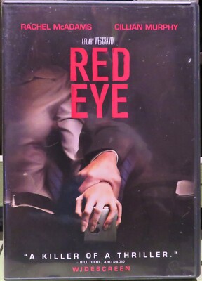 Red Eye DVD Rachel McAdams Cillian Murphy Brian Cox Wes Craven ...
