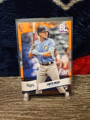 2024 Topps Big League ORANGE Border PARALLELS Curtis Mead RC Rookie ...