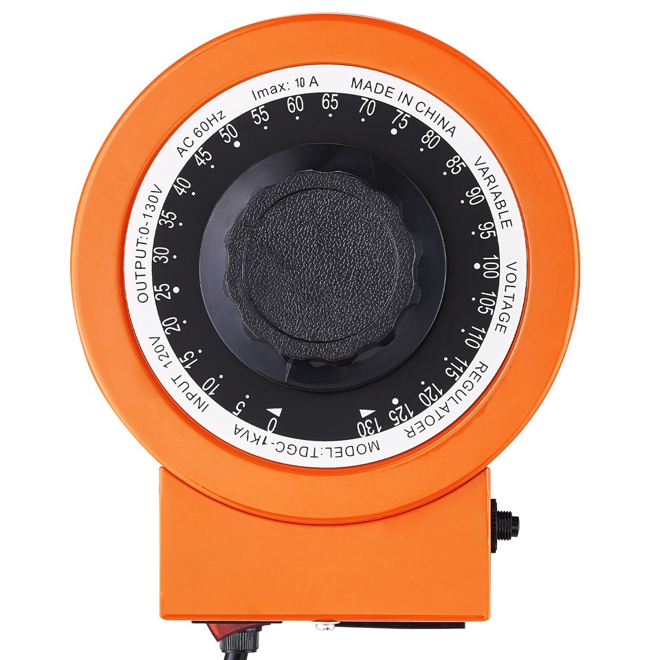 10A Variac Transformer Variable 1000VA AC Voltage Regulator Metered 0 ...