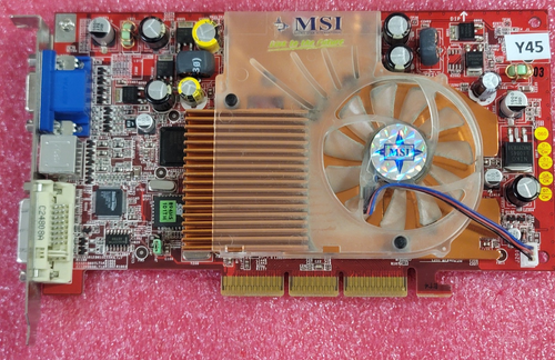 nVIDIA GeForce Ti 4200 SE 128MB AGP VGA DVI Graphics Card Dos Retro ...
