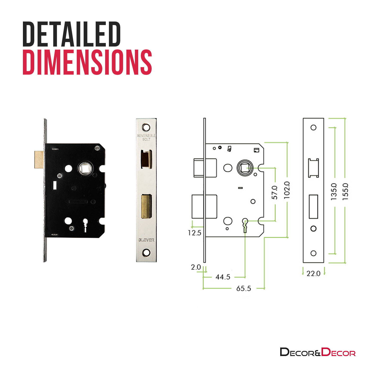 Brushed Chrome Internal Door Lever Handle Pack Latch Sash Bathroom Lock ...