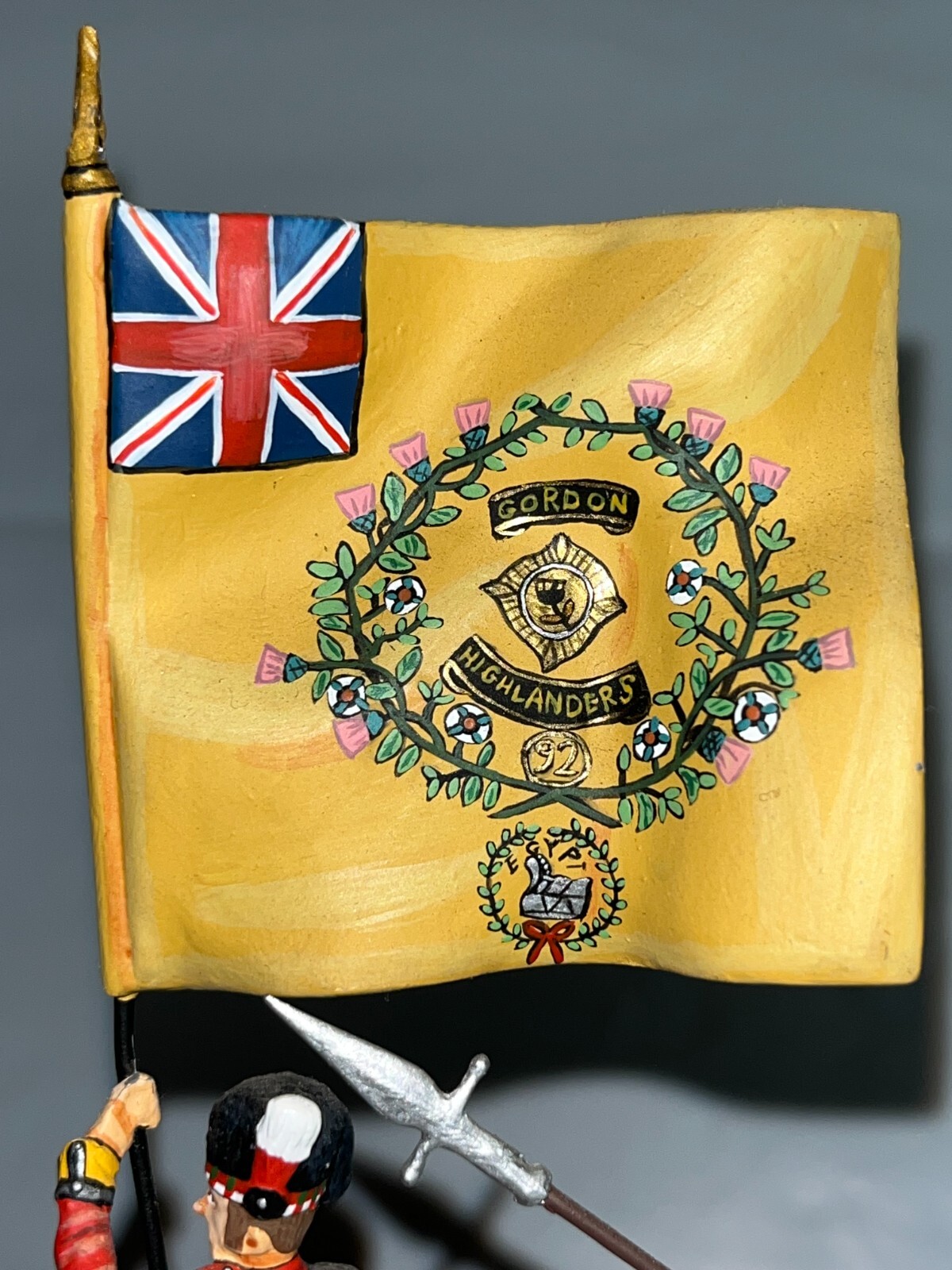 Frontline B.N.G 6 British Gordon Highlanders Regimental Colour N.C.O ...