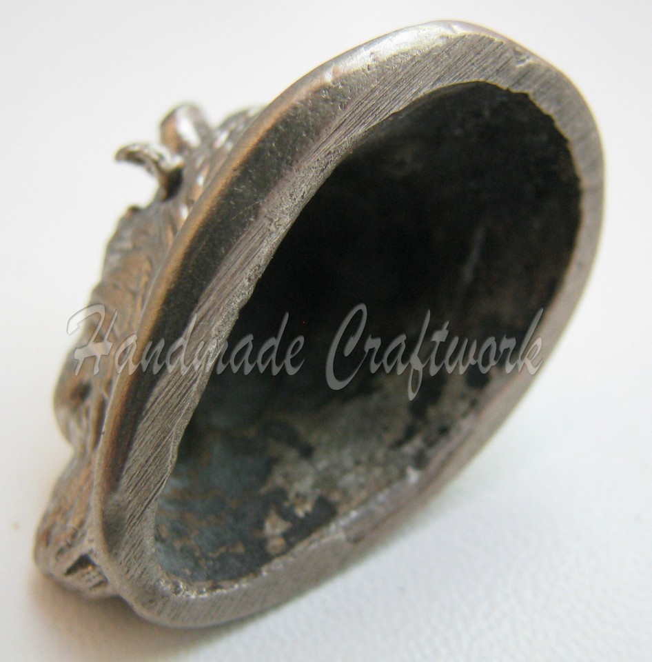 Metal Hand-Casted Knife Finger Guard & Knife Pommel Bolster Custom ...