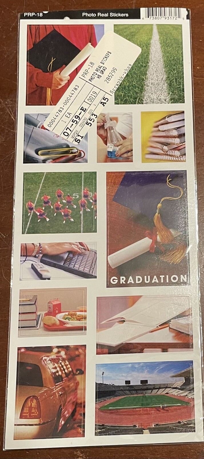 Graduation Scrapbooking Paper/ Embellishment/Sticker LotB of 15 Cap ...