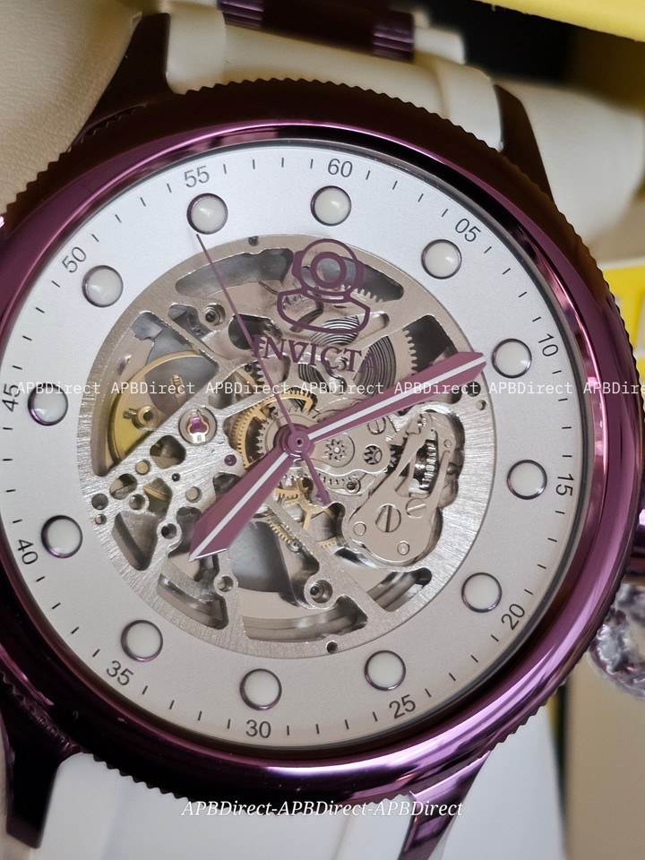 Invicta - Russian Diver - Automatic - Purple Ionic - LUME Skeleton ...