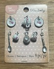 Bead Landing Pemberley Tea Set Spoon Floral Charms Jewelry Pendant | eBay