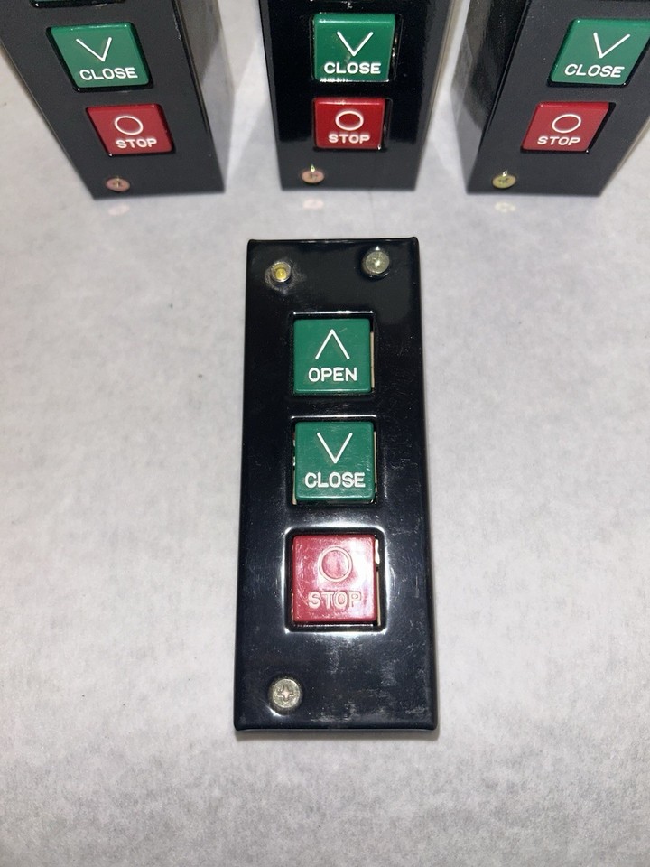 PBS-3 Commercial Garage Door Opener Push Button Wall Control Station ...