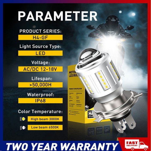 1pcs H4 Headlight LED Globes Kit 9003 Car Bulb 6500K White High Low ...