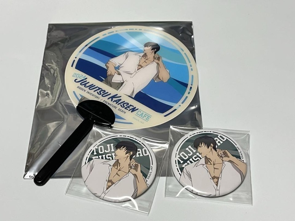 Jujutsu Kaisen Cafe Jinji Goods Can Badge Fan Bonus | eBay
