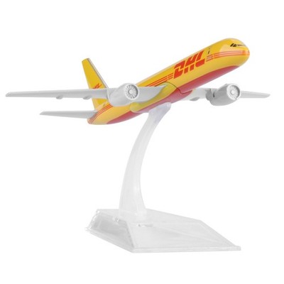 1/400 16cm DHL B757 Cargo Transportation Airplane Model Diecast Plane ...