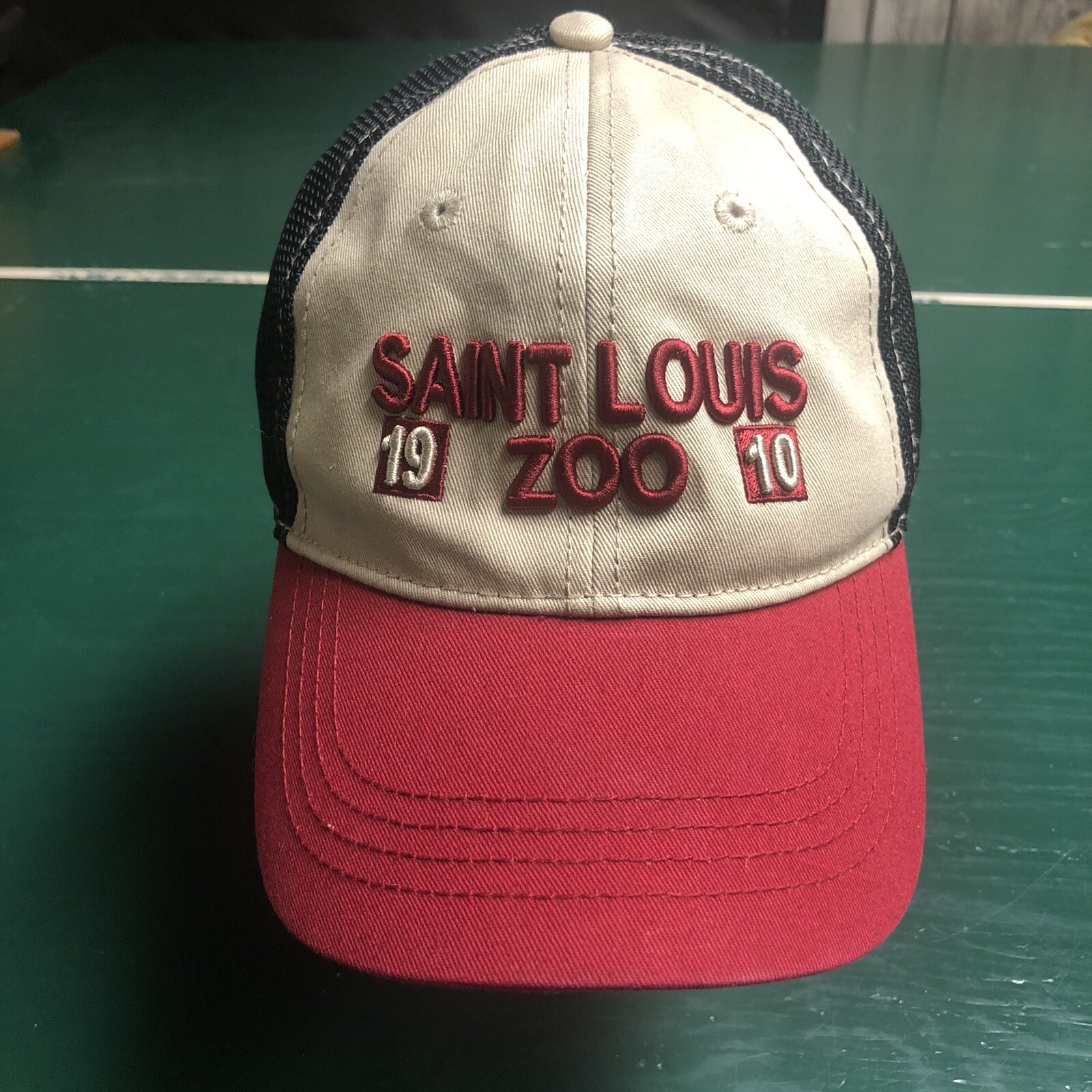 St Louis Zoo Hat Adjustable Mesh Back Cap - Gem