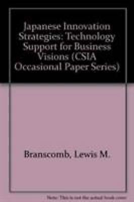 Occasional Papers: Japanese Innovation Strategies : Technology Support ...