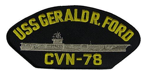 USS GERALD R FORD CVN-78 PATCH USN NAVY SHIP SUPER CARRIER | eBay