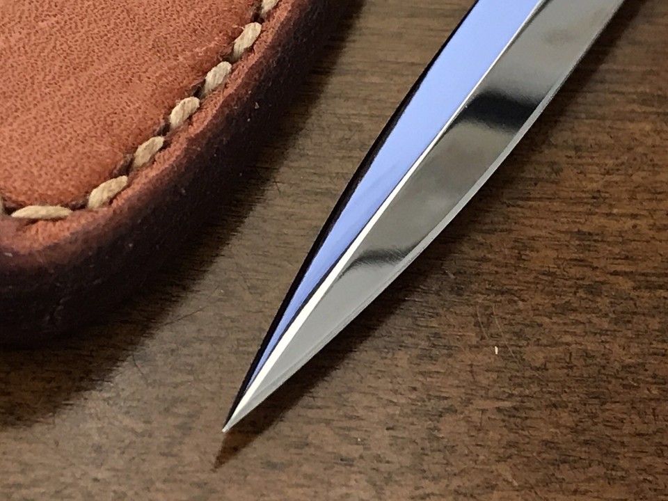 Rare Pat Crawford Custom Fixed Blade Boot Knife Dagger Light Weight | eBay