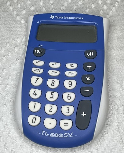 Texas Instruments TI-503 SV 503SV SuperView Pocket Calculator, Good ...
