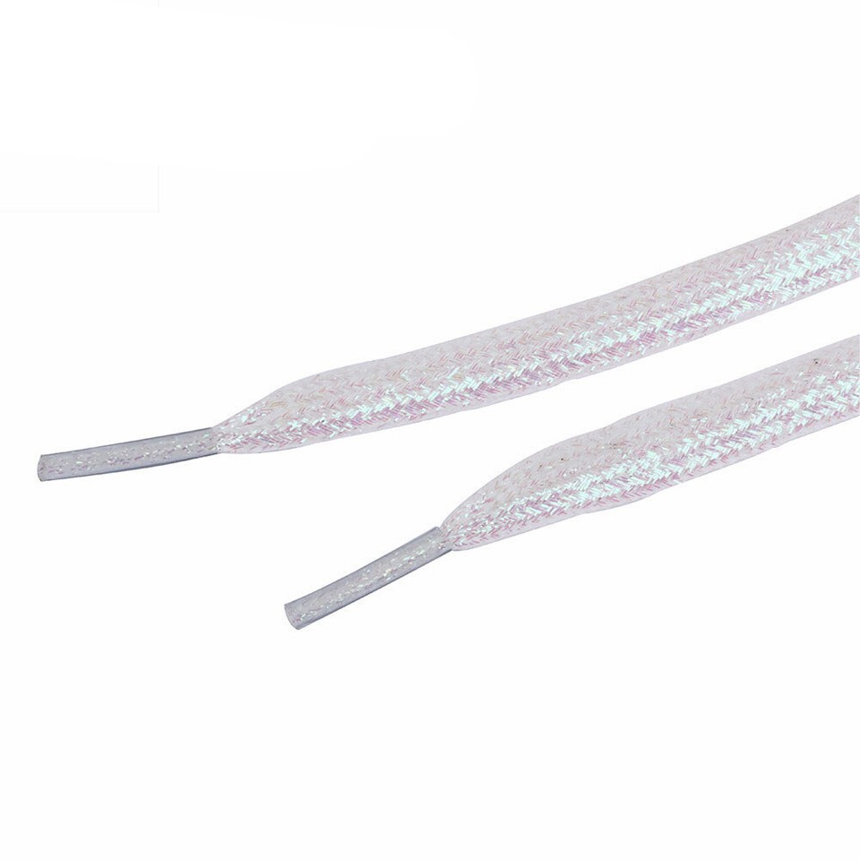 Shiny Gold Silver Shoelaces Sparkly Glitter Flat Shoelaces Shoe Laces ...