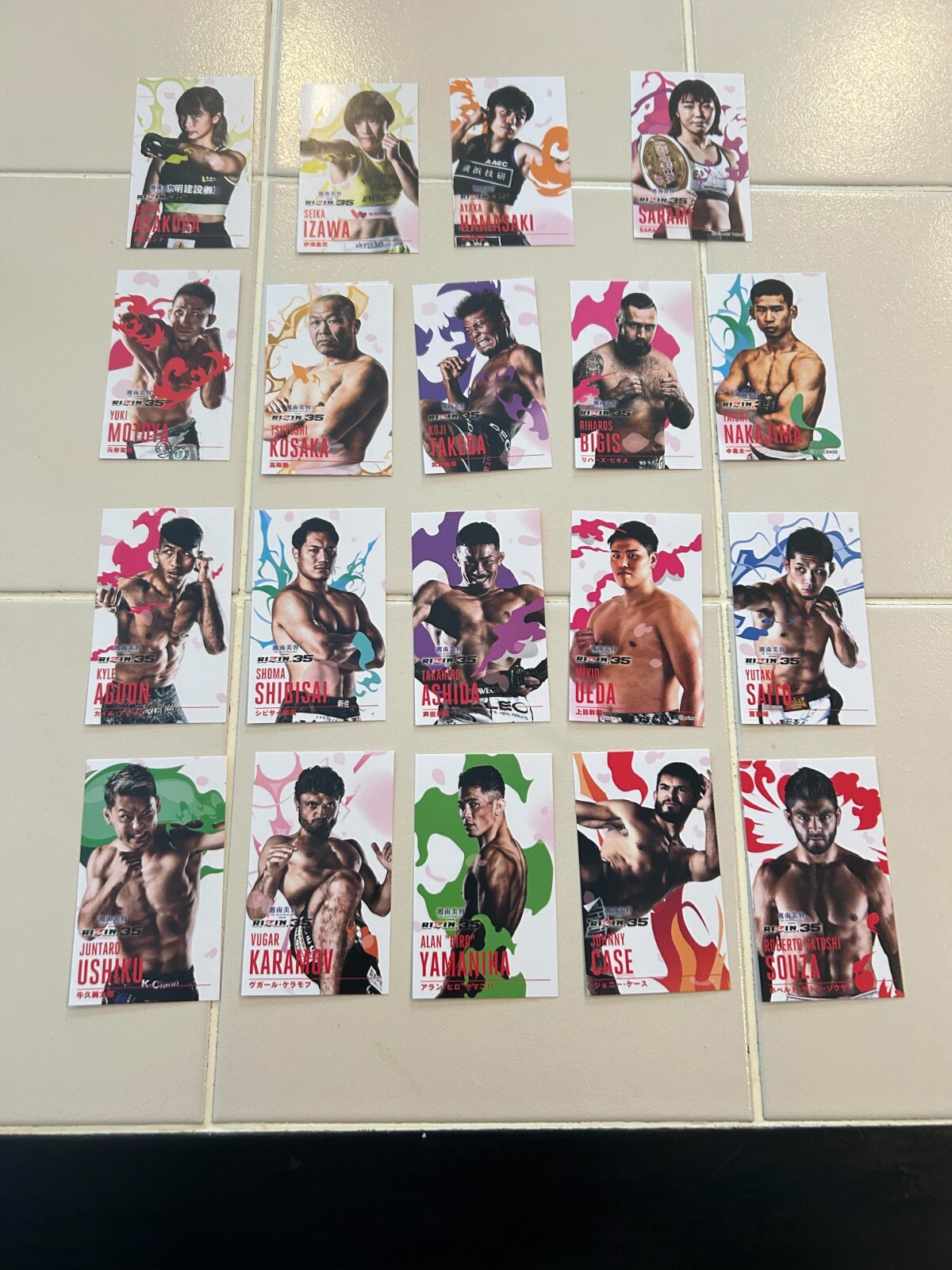 RIZIN 35 Cards (MMA UFC DREAM) | eBay