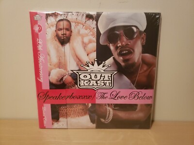 OUTKAST Speakerboxxx The Love Below 4LP Vinyl Red & Pink Hand Numbered ...