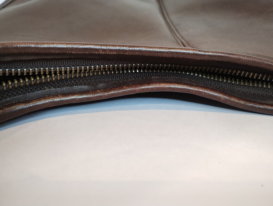 Old COACH 9025 Dark Brown Leather Ergo Hobo One Shoulder Authentic Used ...