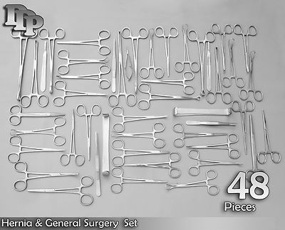 48 Piece Hernia Set - General Surgery Medical Instruments DS-995 | eBay