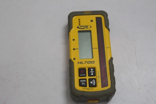 Used Spectra Precision HL700 laser horizontal receiver, front and rear ...