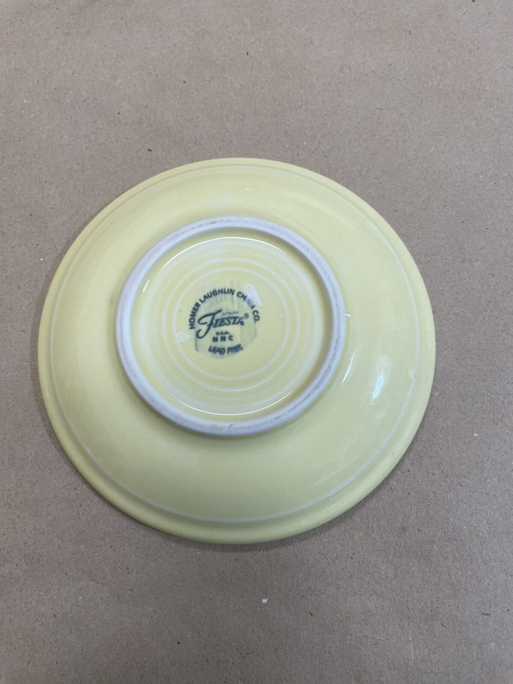 Yellow Fiesta Saucer Fiestaware Fiesta Marked | eBay