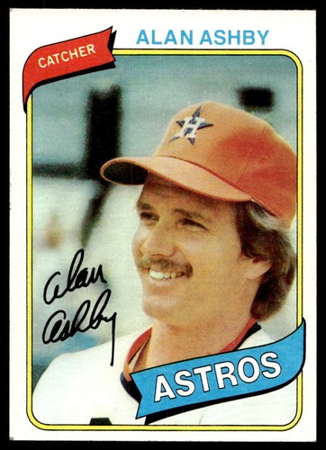 1980 Topps 187 Alan Ashby Houston Astros Baseball Card | eBay