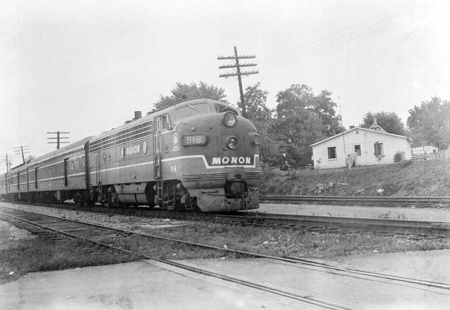 Negative - Monon Railroad EMD F-3 Diesel Unit No. 81-B | eBay