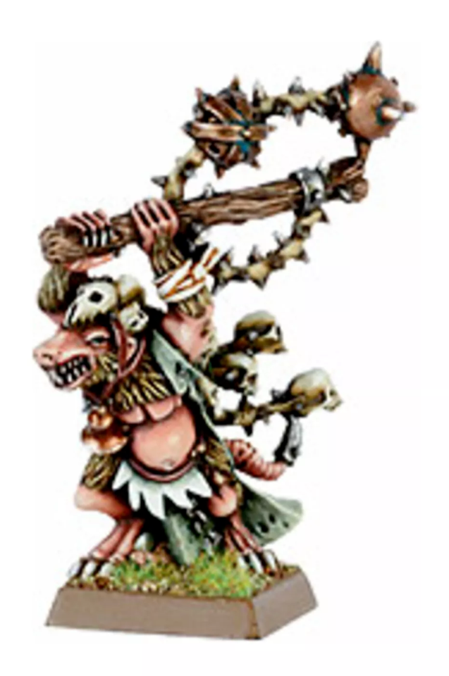 WARHAMMER SKAVEN CLAN PESTILENC PLAGUE LORD 1990S LOOSE X WHITE METAL a ...