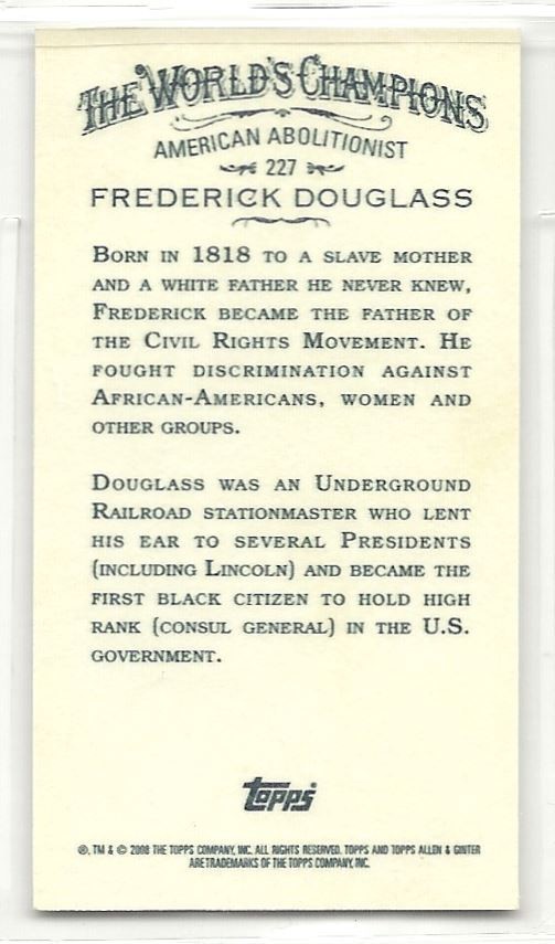 2008 Allen & Ginter Mini Frederick Douglass 227 | eBay