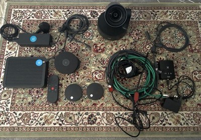 LOGITECH RALLY CAMERA V-R0010 MEETING ROOM VIDEO CONFERENCE UHD 4K ...