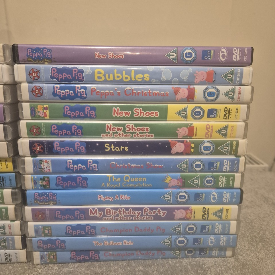 ×26 Peppa Pig Dvds Massive Bundle Good Condition. | eBay UK