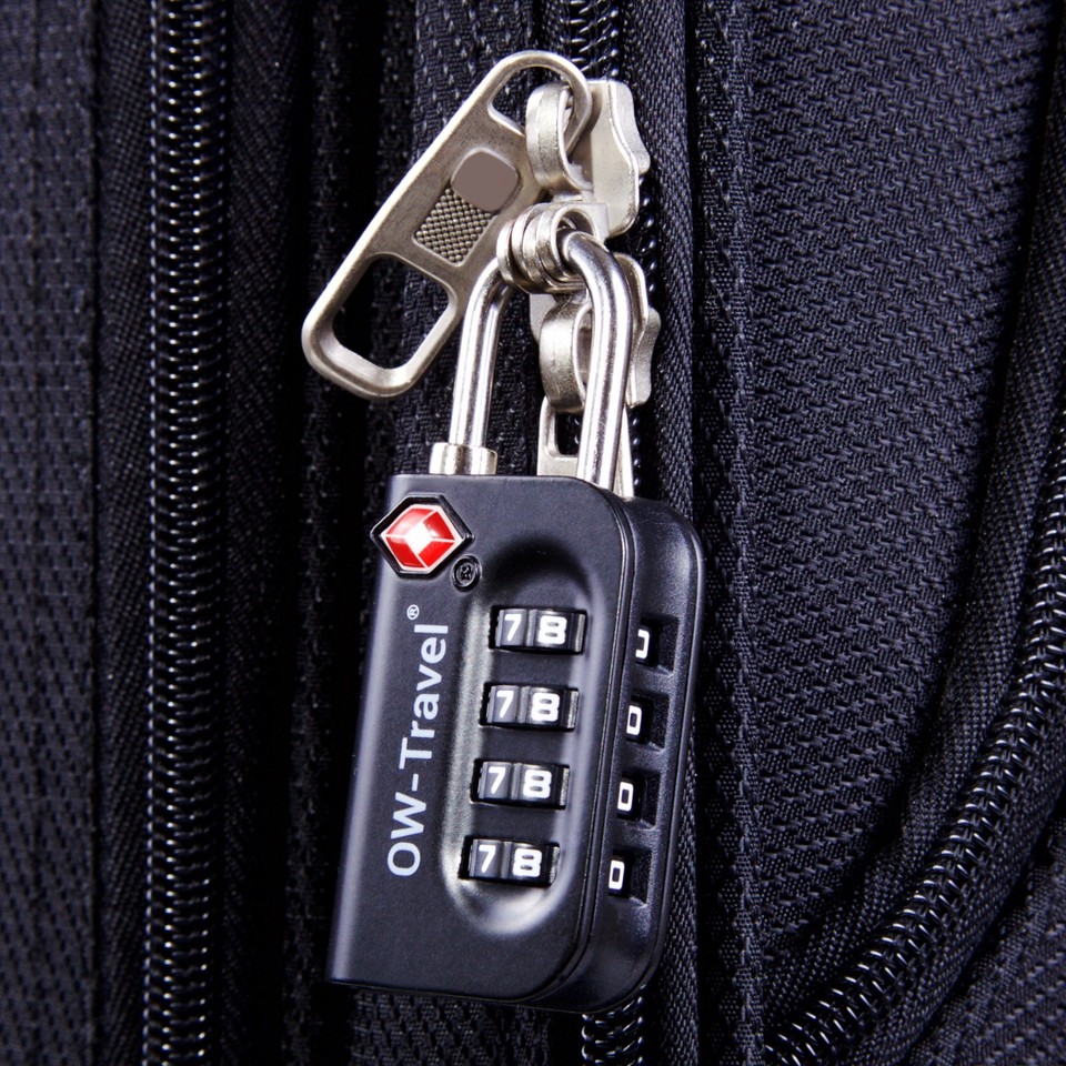 Suitcase Locks TSA Approved Luggage Locks Combination Suitcase Padlock ...