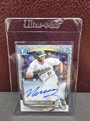 2025 Topps Bowman - Nick Kurtz - Autograph - /299 - CPA-NK | eBay