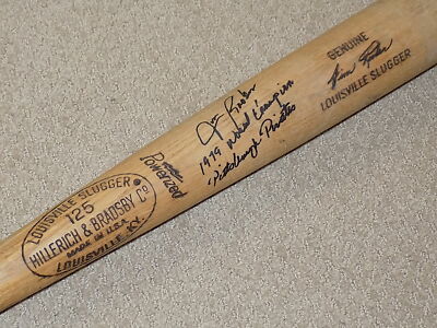 Jim Rooker H&B Game Used Signed Bat 1979 Pittsburgh Pirates Royals | eBay