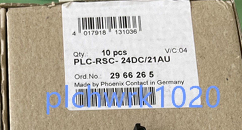 1 PCS NEW Phoenix relay module PLC-RSC- 24DC/21AU 2966265 IN BOX | eBay
