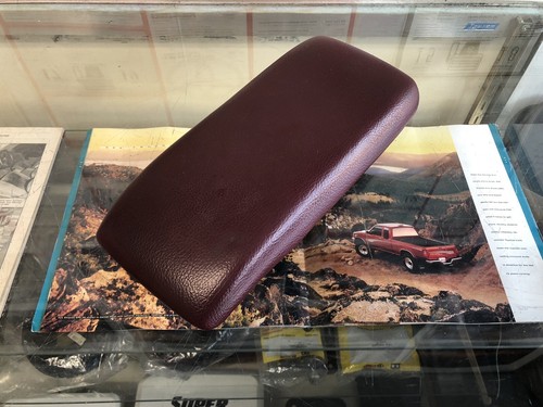 1989-1995 Toyota 4Runner Pickup center console arm rest storage lid RED ...