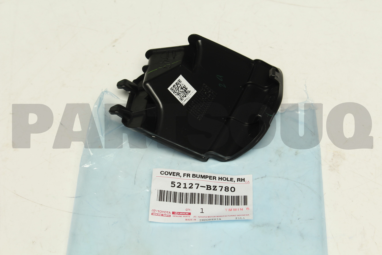52127BZ780 Genuine Toyota COVER FR BUMPER HOL 52127-BZ780 | eBay