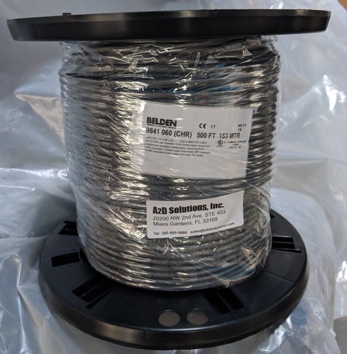 Belden 9841 Low Capacitance Computer Cable for EIA RS-485 Applications ...