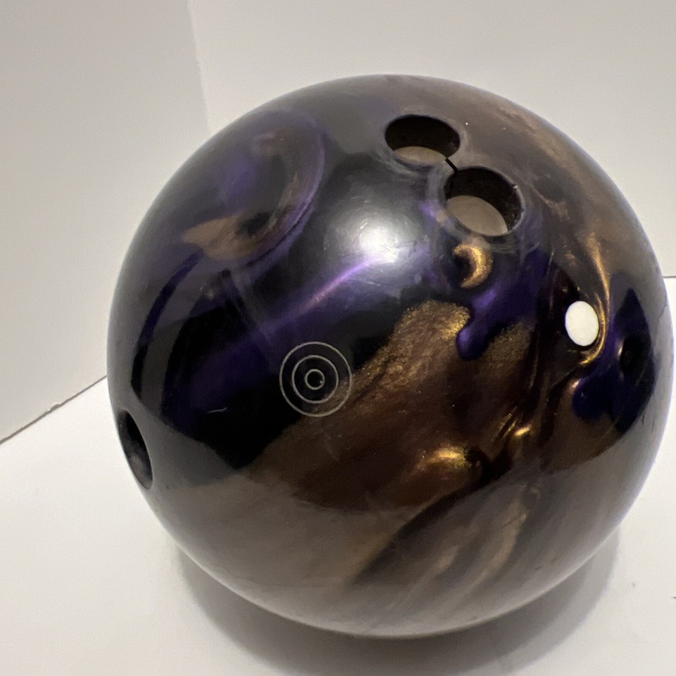 15lb Ebonite Turbo R Purple/Gold/Black Bowling Ball | eBay