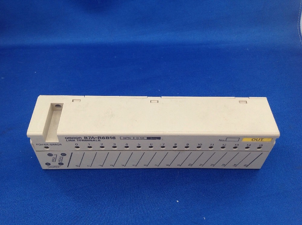Omron PLC OUTPUT B7A-R6B16 Link Terminals NPN 0.1A 3ms Fast Post From ...