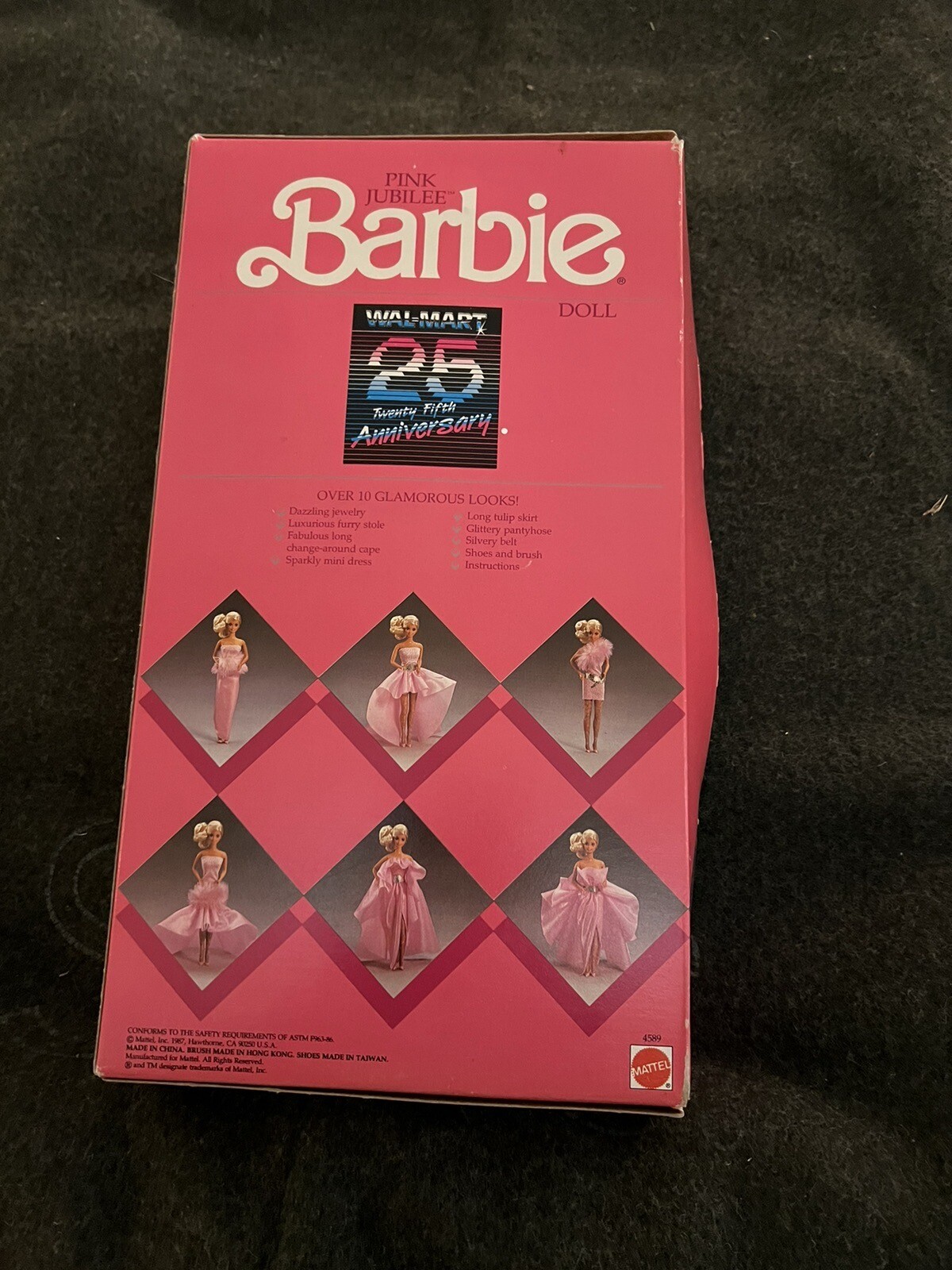 Mattel Walmart 25th Anniversary Pink Jubilee Blonde Barbie Doll for ...
